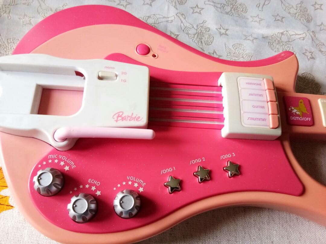 Barbie guitar, Hobbies & Toys, Toys & Games on Carousell