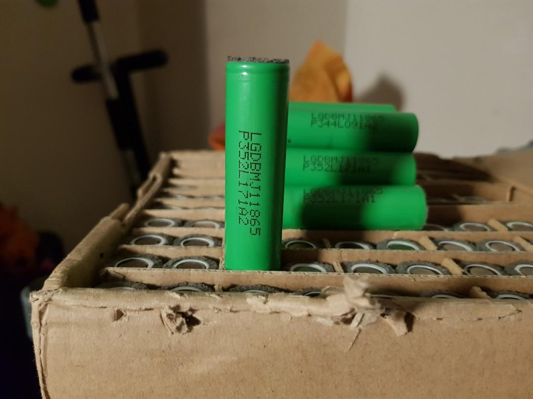 BN lgmj1 18650 lion cell battery high cappacity and output genuine 100% ...