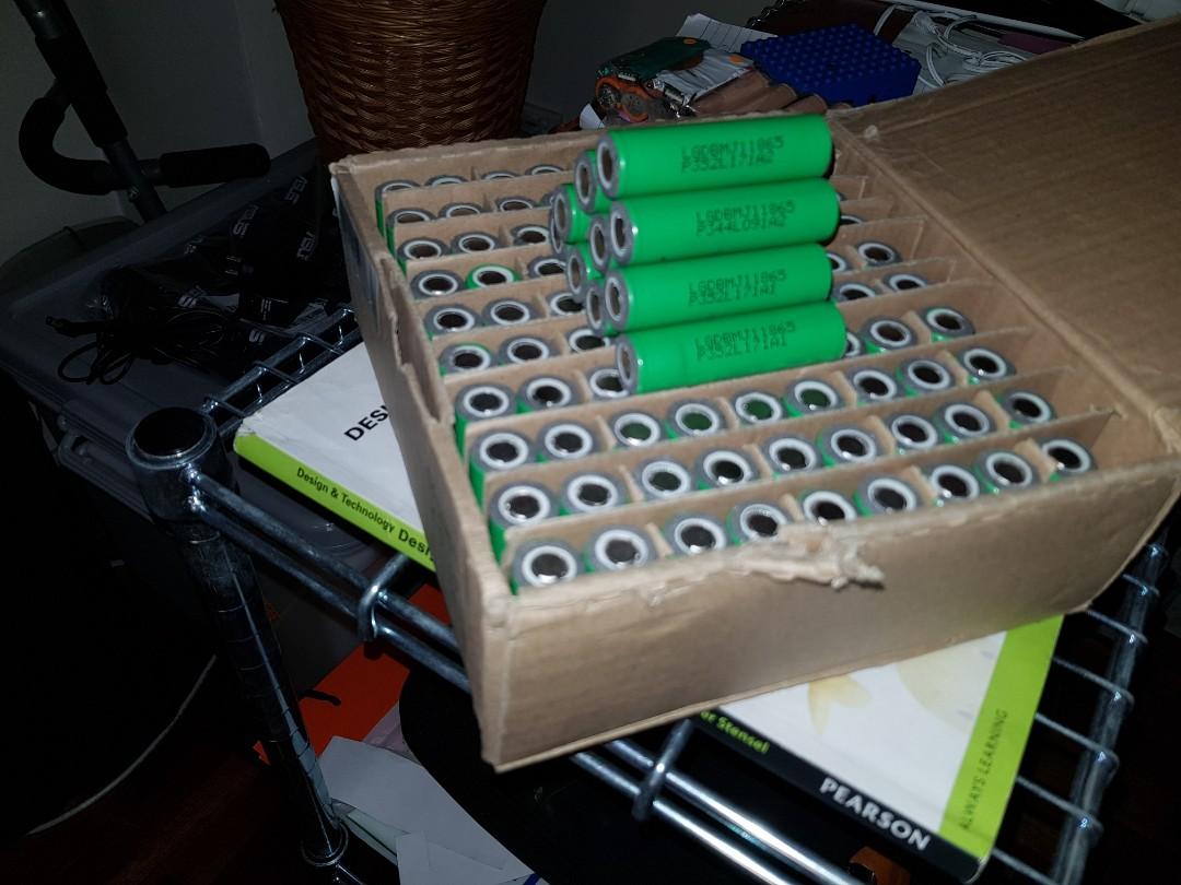 BN lgmj1 18650 lion cell battery high cappacity and output genuine 100% ...