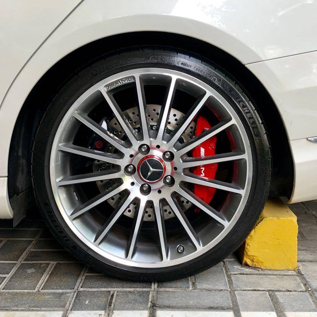 Brembo GT6 + GT4 with Tesla Brembo Electronic Handbrake for Mercedes C ...