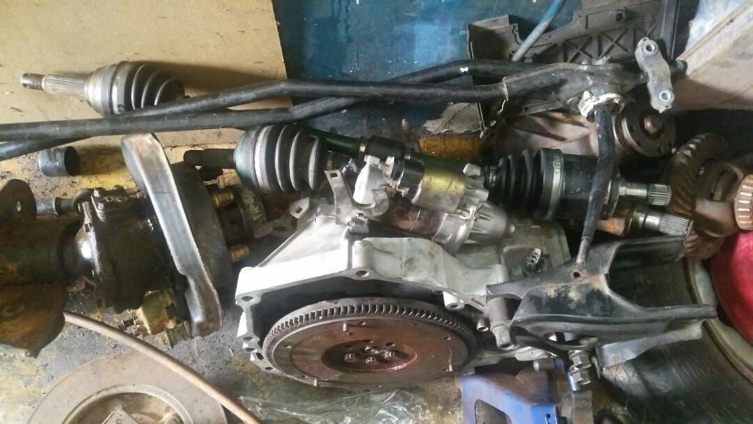 D16 sohc VTEC engine. Power stereng rack. Gearbox manual S20 Complete ...