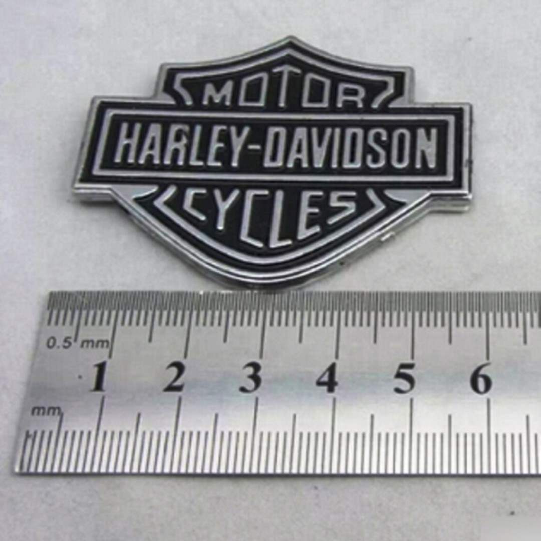 Emblem Small Metal Harley Logo, Aksesoris Mobil di Carousell