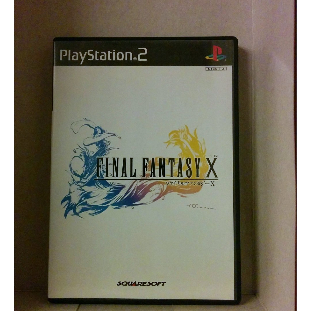 Final Fantasy X Original Japan JP Playstation 2 PS2 Game, Video Gaming ...