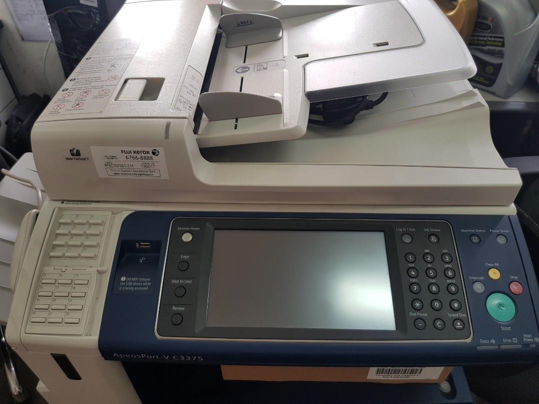 Fuji xerox ApeosPort -V C3375, Computers & Tech, Printers, Scanners & Copiers on Carousell