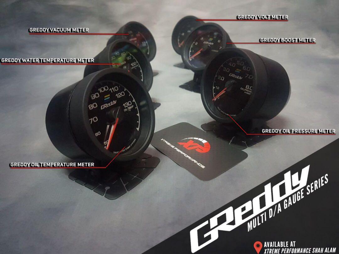 Greddy Boost Turbo Multi DA Gauge Thailand 7 Color Analog Digital ...