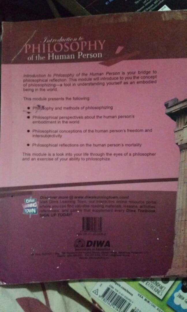 IPHP - INTRODUCTION to the PHILOSOPHY OF THE HUMAN PERSON, Hobbies & Toys, Books & Magazines ...