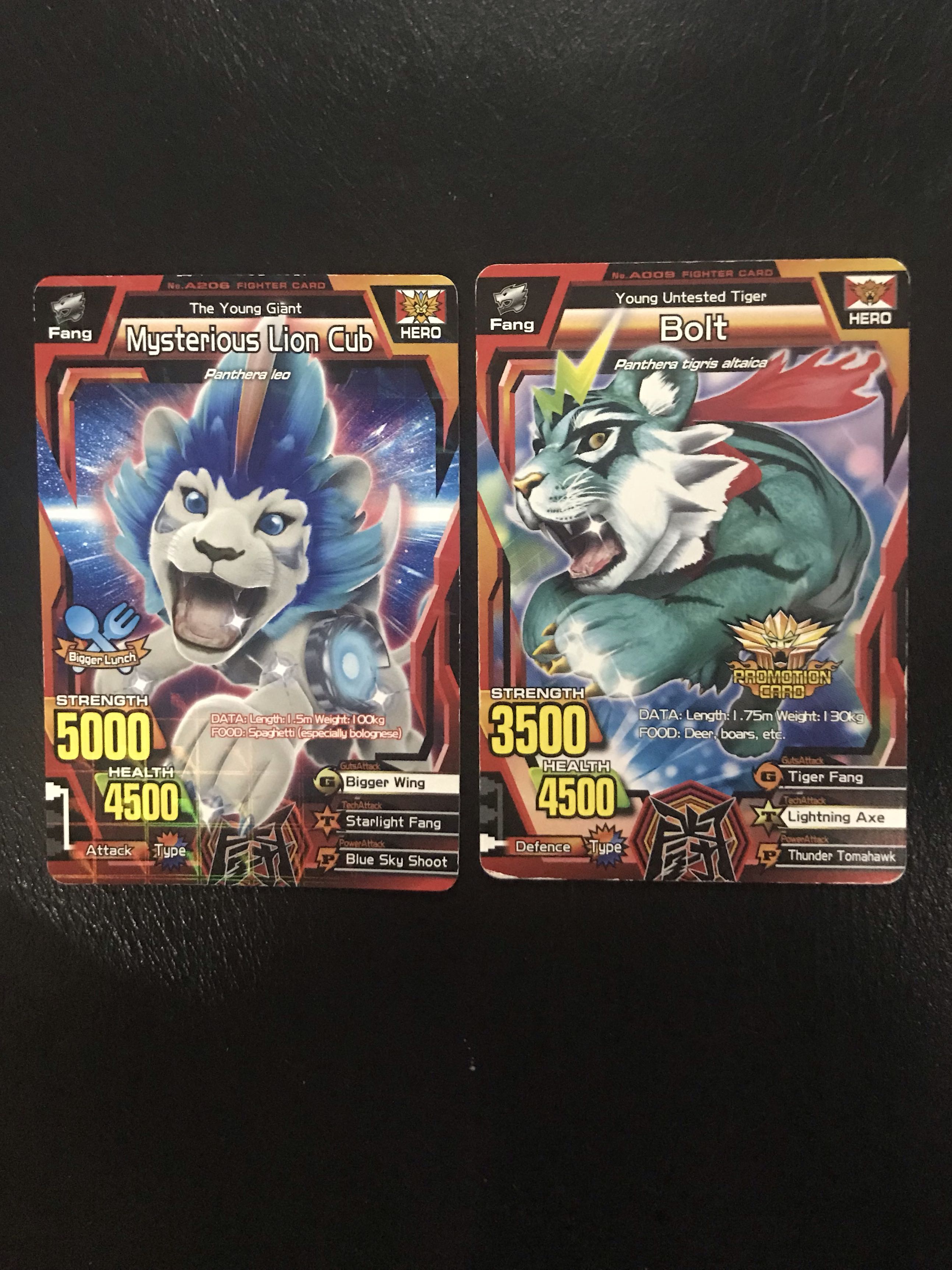 Kaiser lion cards, Hobbies & Toys, Toys & Games on Carousell