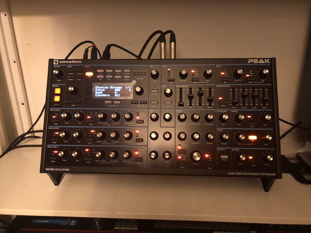 Novation Peak Polysynth module with stand, Hobbies & Toys, Music ...