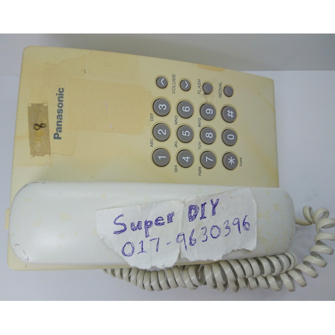 panasonic Line Desk Phone key phone rumah office 1, Furniture & Home ...