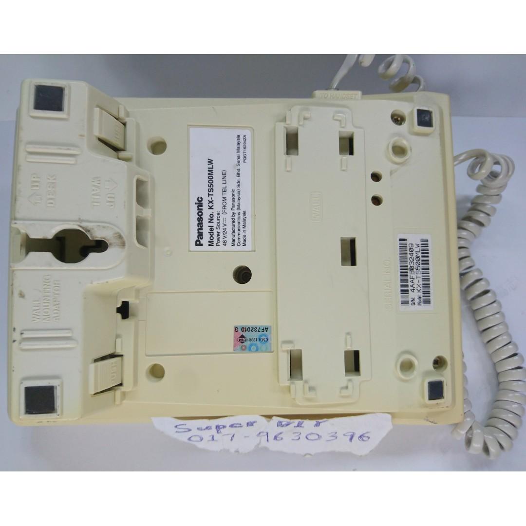 panasonic Line Desk Phone key phone rumah office 1, Furniture & Home ...