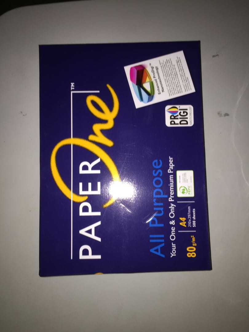 PaperOne / HP Everyday A4 Paper 80g , Hobbies & Toys, Stationery ...