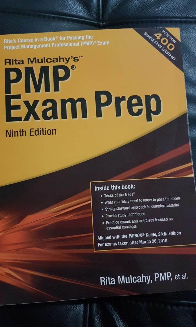 Rita Mulcahy's PMP Exam Prep Ninth Edition, Hobbies & Toys, Books ...
