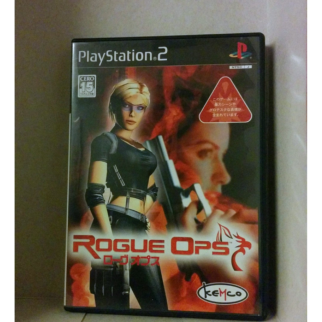 ROGUE OPS Original Japan JP Playstation 2 PS2 Game, Video Gaming, Video ...