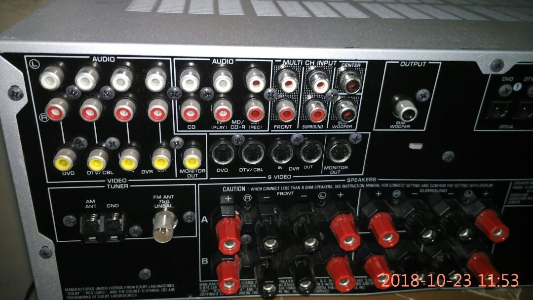 (Sell or Swap) Yamaha Home Theater 6.1CH AV Receiver Amplifier HR 5940 ...