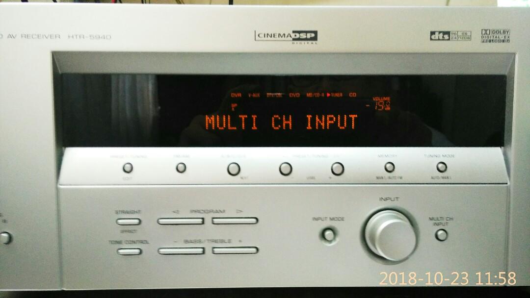 (Sell or Swap) Yamaha Home Theater 6.1CH AV Receiver Amplifier HR 5940 ...