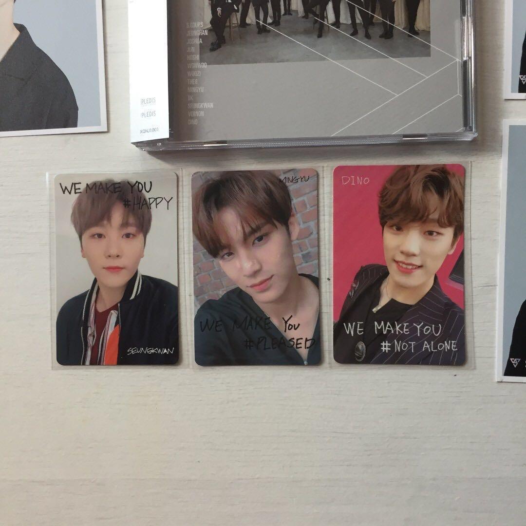 SEVENTEEN we make you photocards and album, Hobbies & Toys, Memorabilia ...