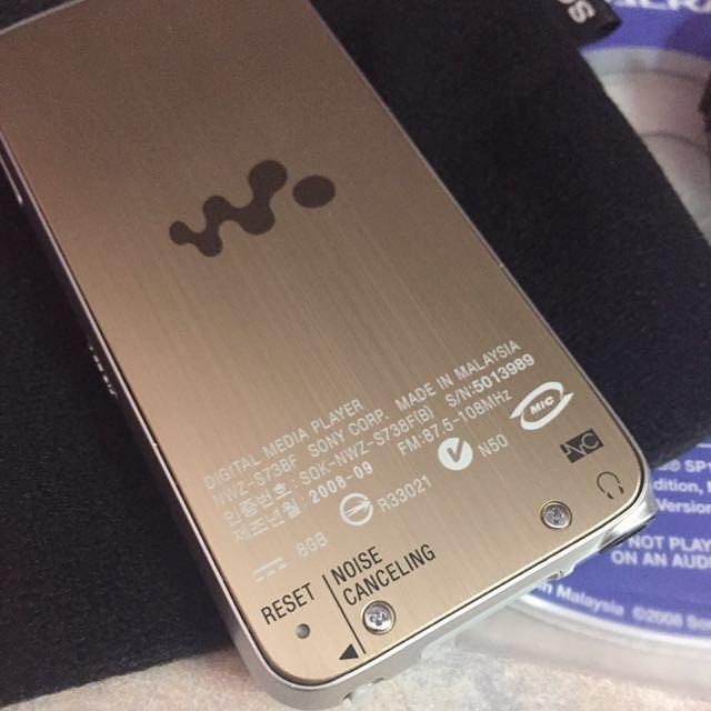 SONY NWZ-S738F GOLD 8GB (S Series Walkman), Audio, Headphones ...
