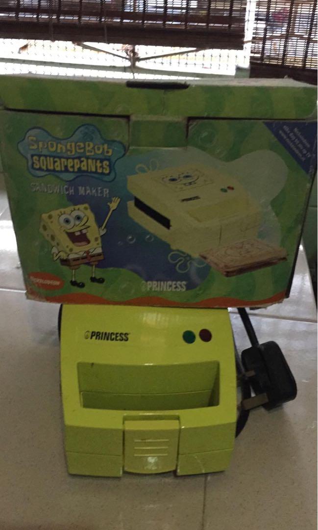 Spongebob Toast Maker Tv And Home Appliances Kitchen Appliances Ovens And Toasters On Carousell