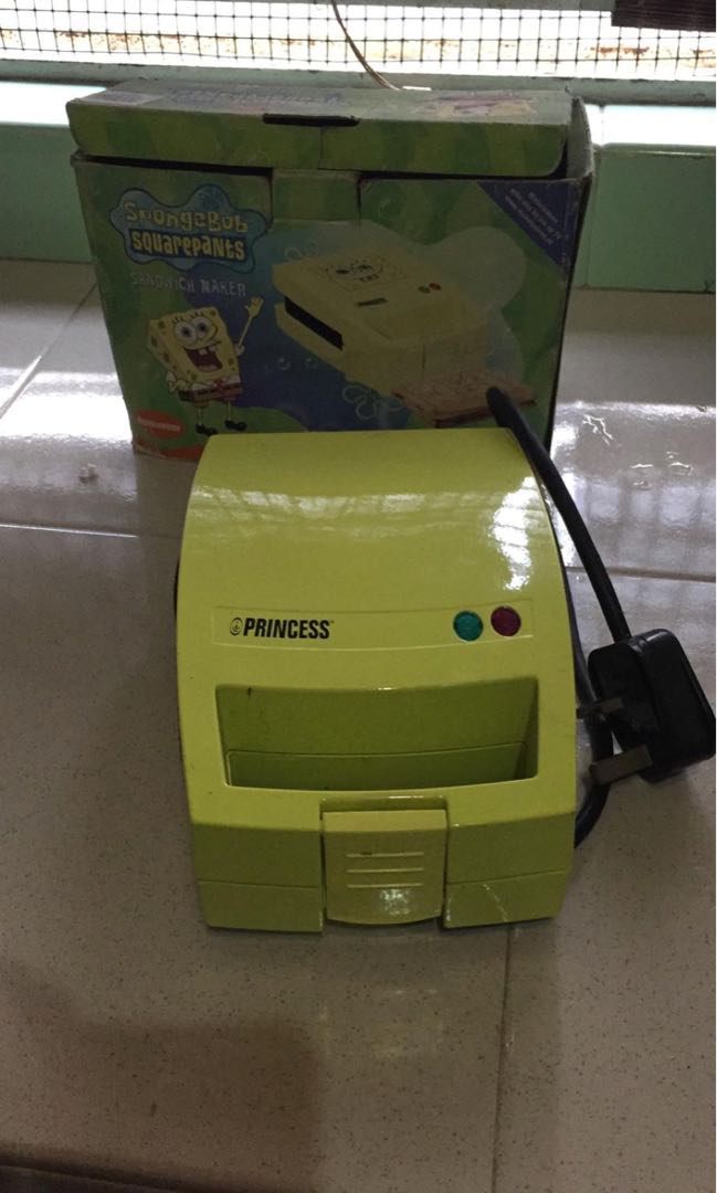 Spongebob Toast Maker Tv And Home Appliances Kitchen Appliances Ovens And Toasters On Carousell