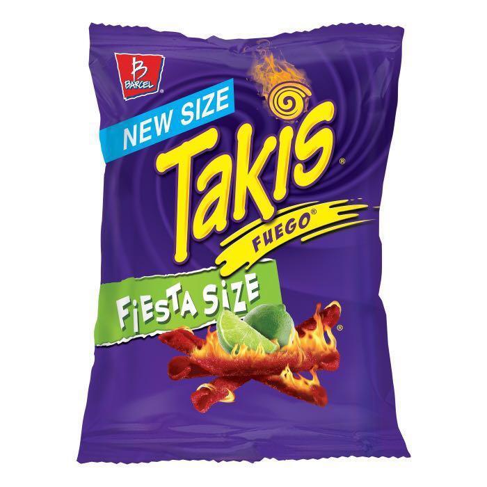 Takis fuego fiesta size 566gm (US), Food & Drinks, Local Eats on Carousell