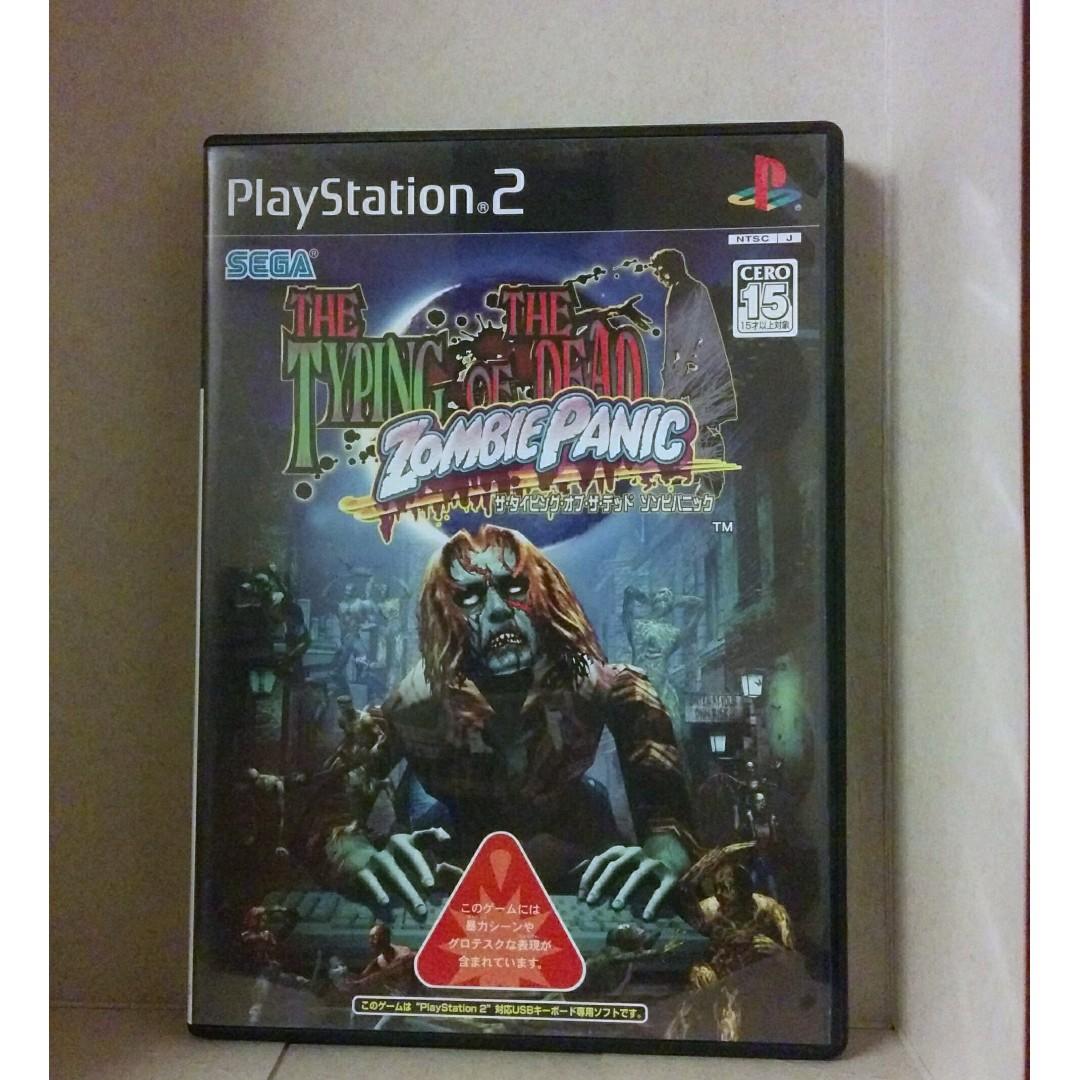 The Typing Of The Dead Zombie Panic Original Japan JP Playstation 2 PS2 ...