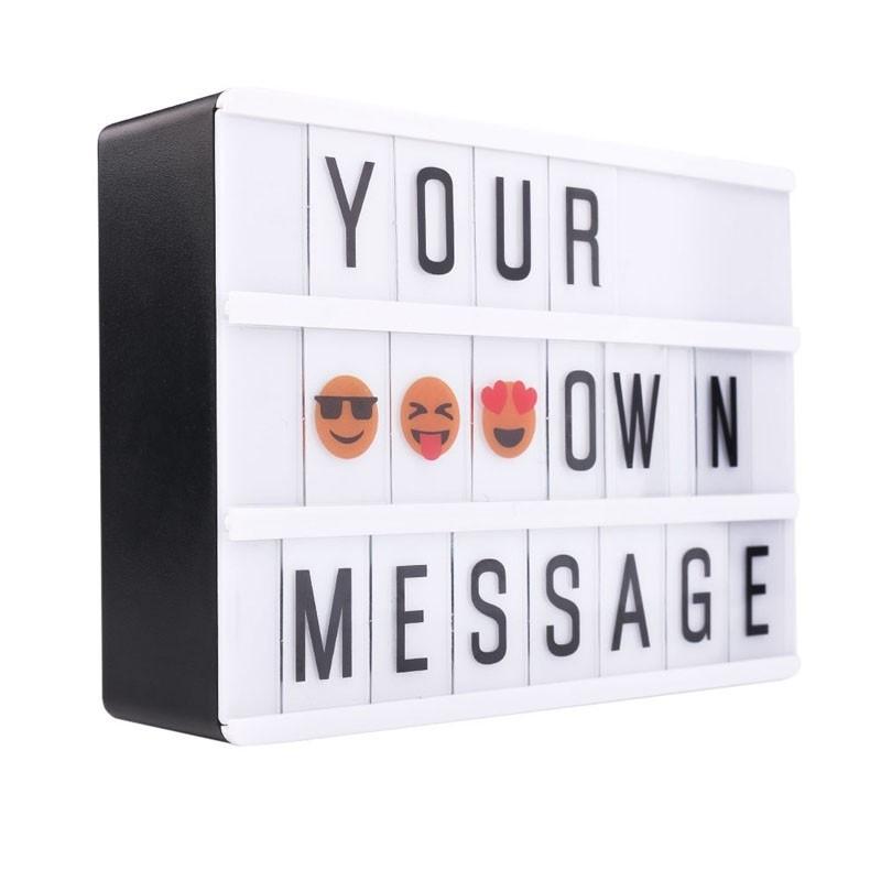TYPO A6 letter words cinema light up box letters word lights, Furniture ...