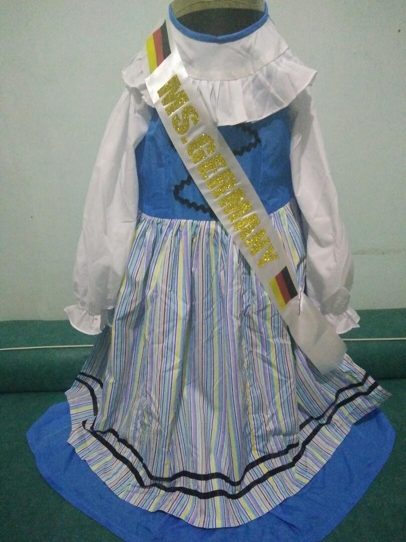 United Nation Costume - Germany with sash, Babies & Kids, Babies & Kids ...
