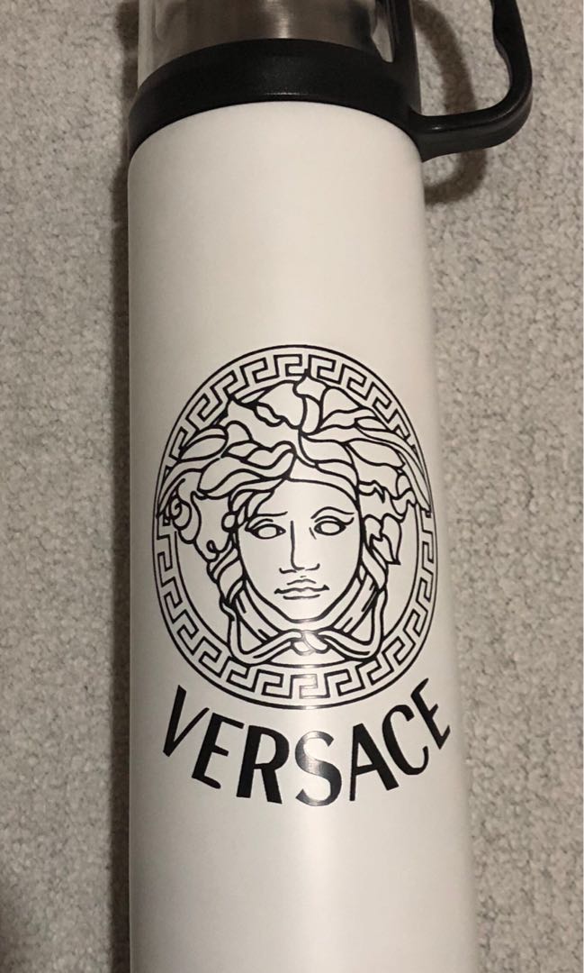Versace Insulated Water Tumbler, Food & Drinks, Beverages on Carousell