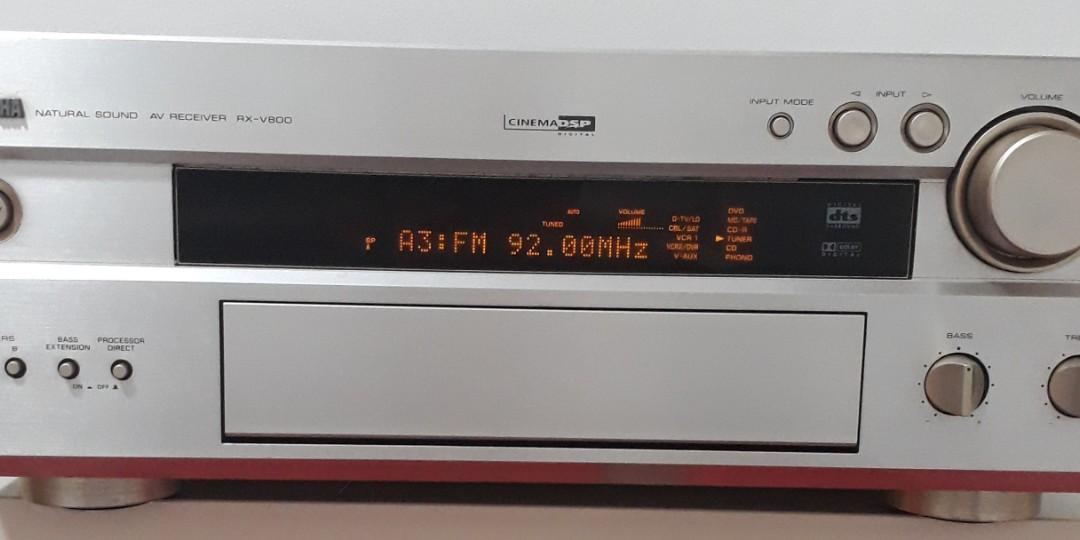 Yamaha AV Receiver RX-V800, Audio, Other Audio Equipment on Carousell