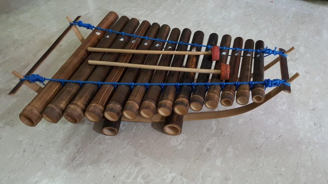 Bamboo javanese xylophone gambang traditional music instrument, Hobbies ...