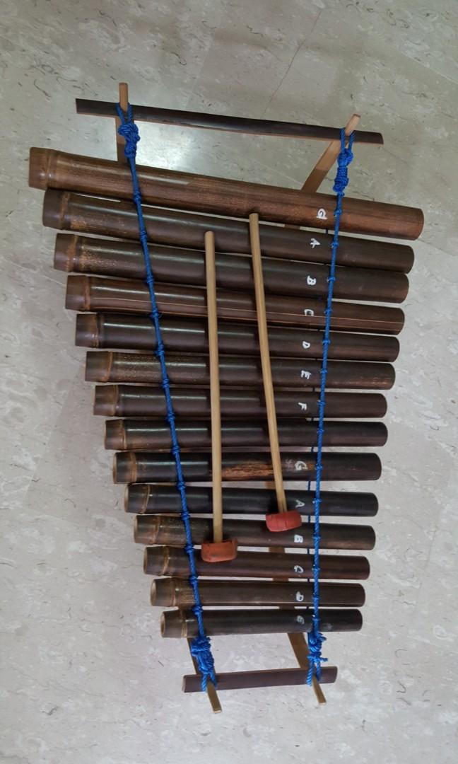 Bamboo javanese xylophone gambang traditional music instrument, Hobbies ...