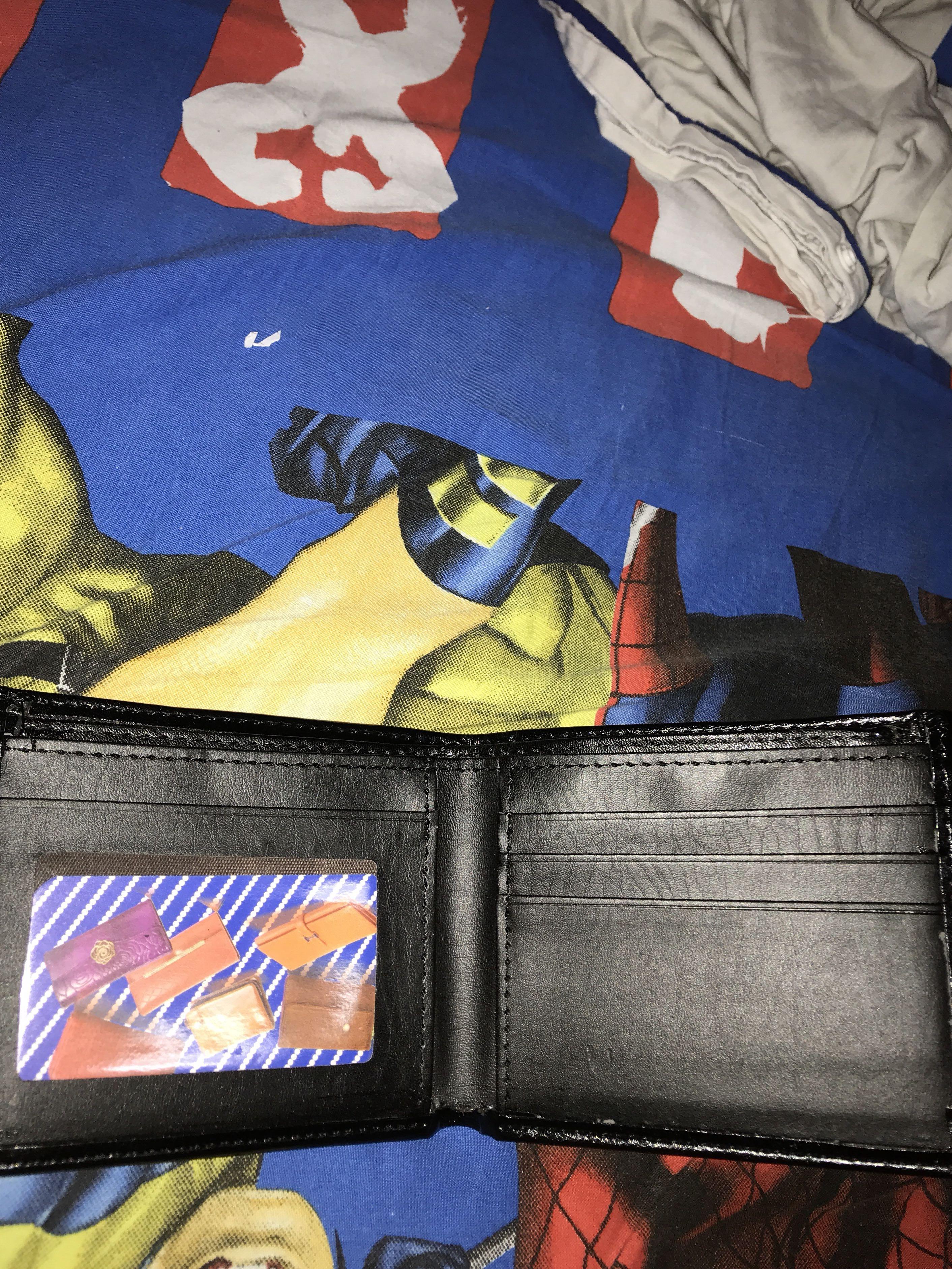 Black Leather Wallet, Men's Fashion, Watches & Accessories, Wallets ...