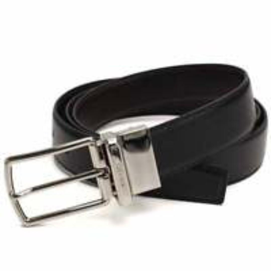 Coach MOD Plaque Harness Cut-To-Size Reversible Leather Belt in Box Set ...