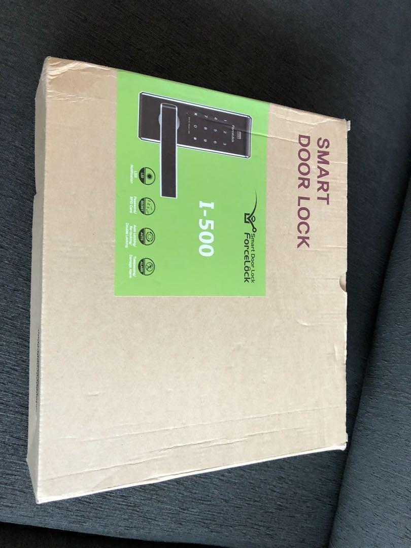 Force lock I-500 smart door lovk, Furniture & Home Living, Security ...