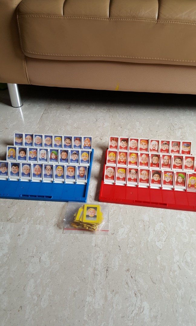 Guess who, who am I board game, Hobbies & Toys, Toys & Games on Carousell
