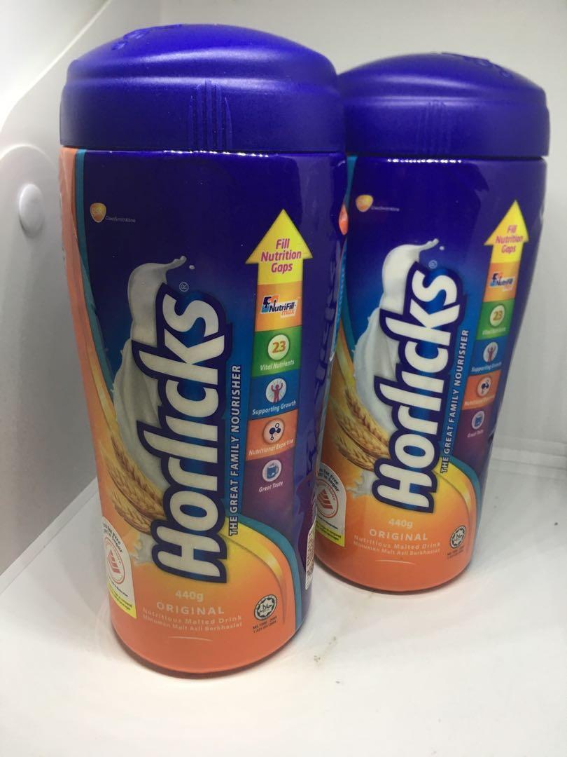 Horlicks Original Flavor 440g, Food & Drinks, Packaged & Instant Food ...