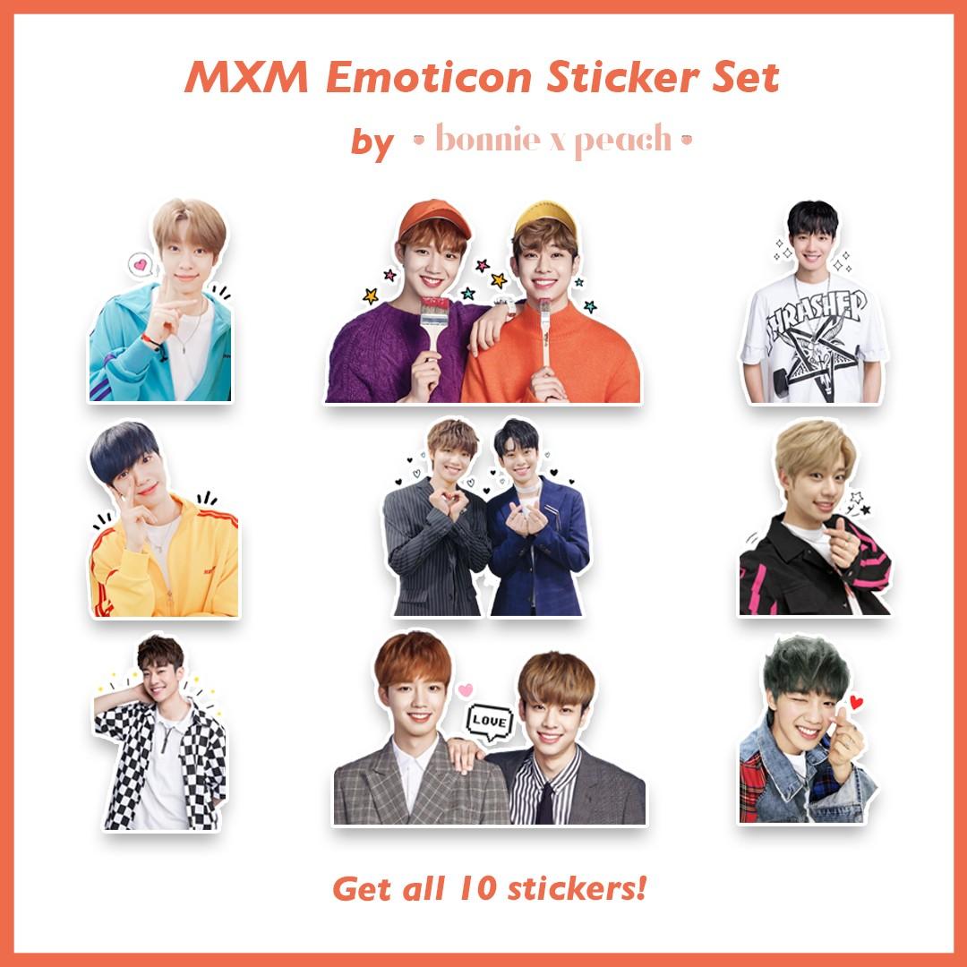 MXM Emoticon Sticker Set, Hobbies & Toys, Memorabilia & Collectibles, K ...
