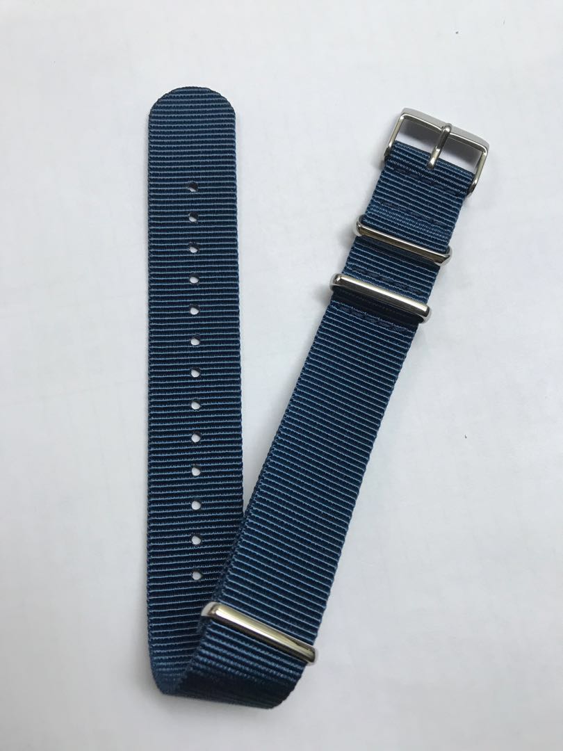 Ocean Blue 20mm Nato Strap, Luxury, Watches on Carousell