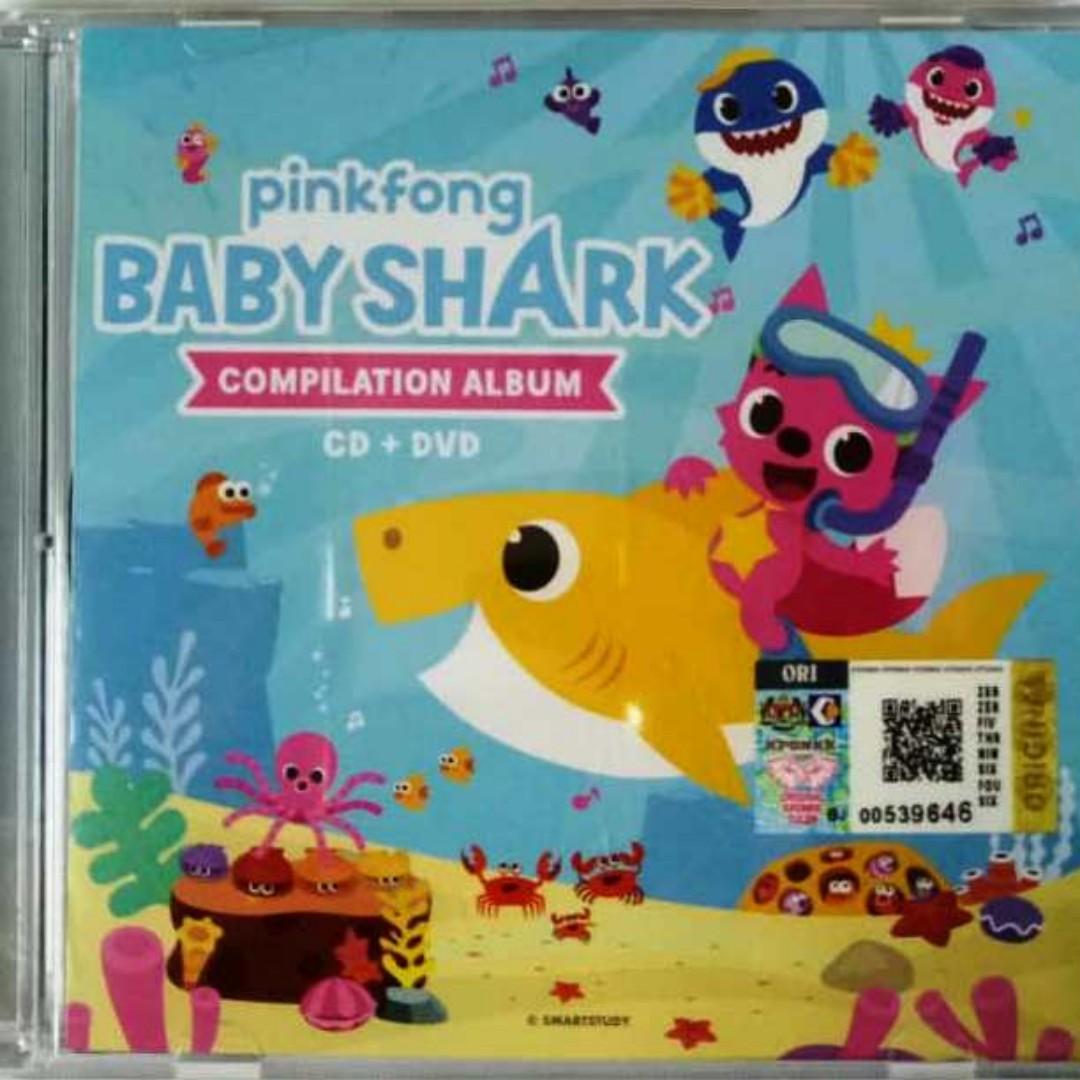 Pinkfong Baby Shark Compilation Album CD + DVD, Hobbies & Toys, Music ...