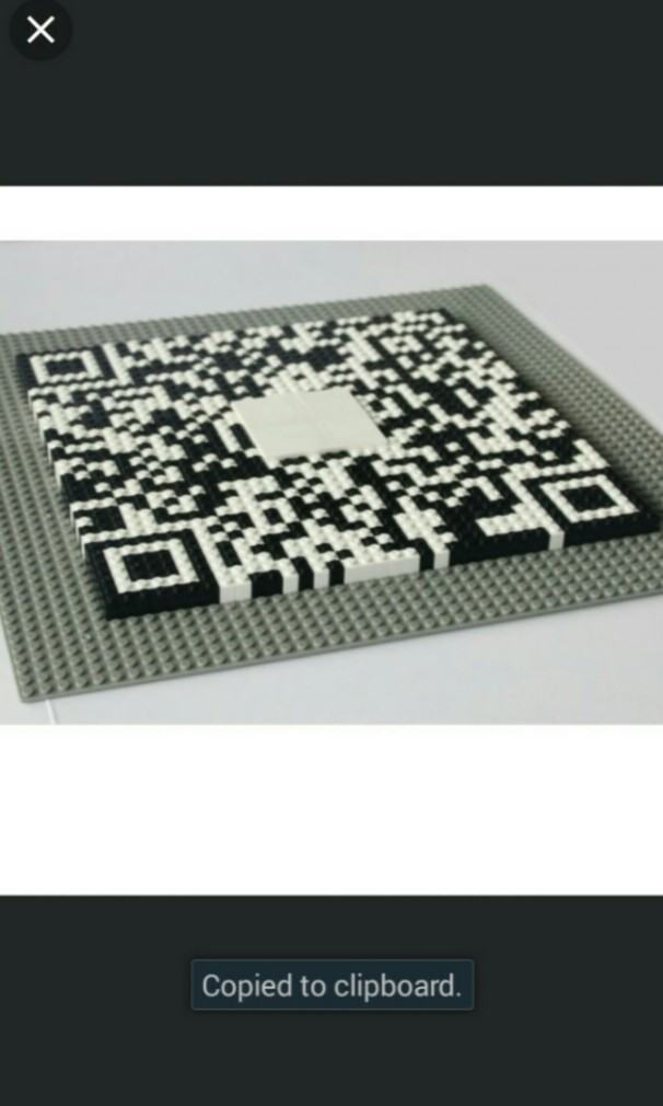 qr code lego compatible diy shop stall display signage marketing sign ...