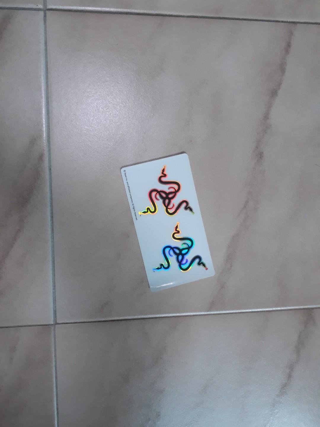 Razer stickers, Everything Else on Carousell