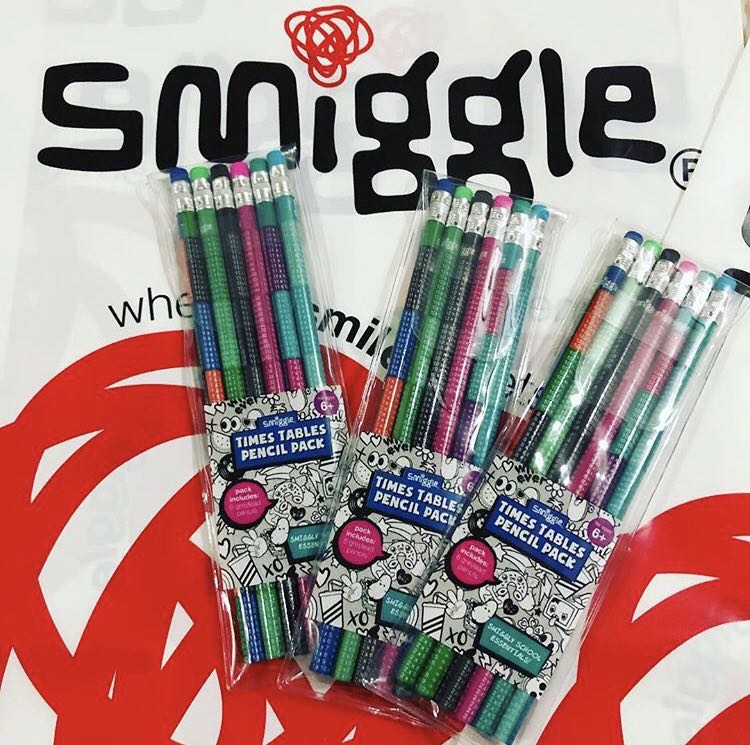 Smiggle Times Table Pencil pack, Hobbies & Toys, Stationary & Craft ...