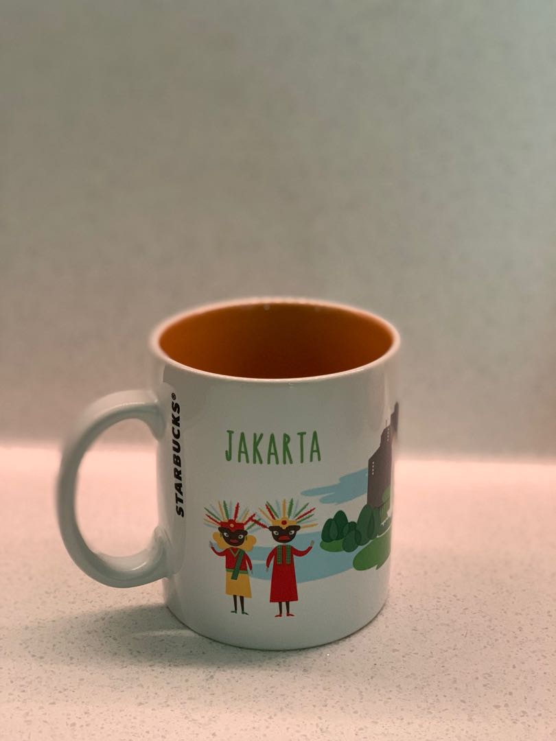 Starbucks city mug. Jakarta, Furniture & Home Living, Kitchenware & Tableware, Water Bottles ...