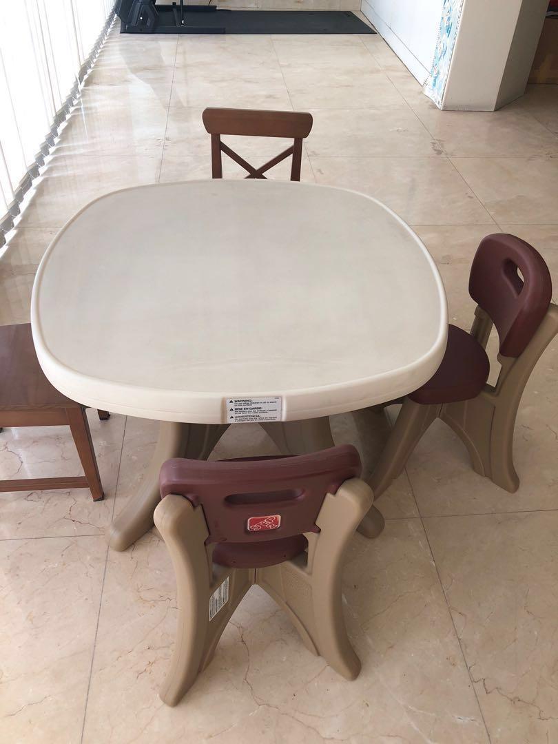 Step 2 table and chairs for kids, Babies & Kids, Baby Nursery & Kids ...