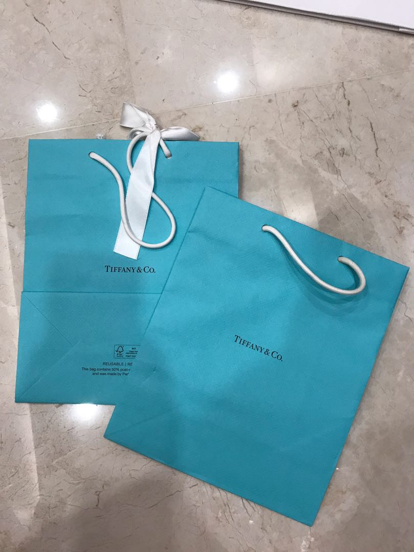 Tiffany & Co. Paper Bag, Luxury, Accessories on Carousell