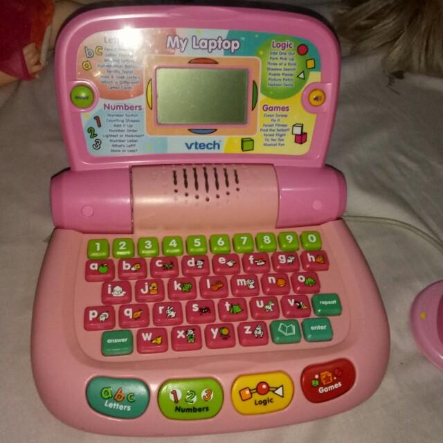 Vtech Laptop, Babies & Kids, Infant Playtime on Carousell
