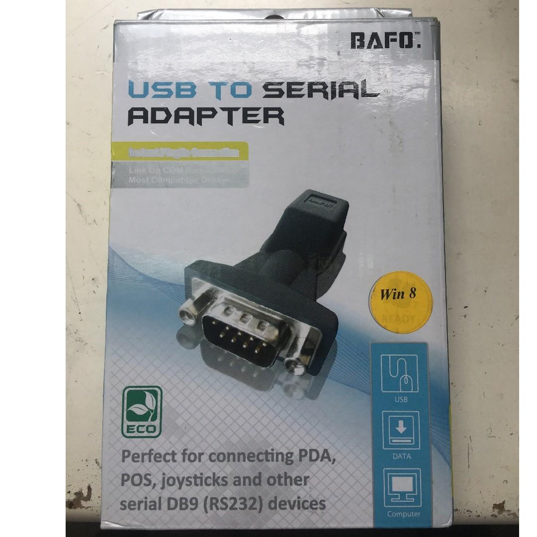 Bafo BF-810 - USB to RS232 DB9 Console Cable, 手提電話, 電話＆平板電腦配件, 其他電子周邊配件 ...