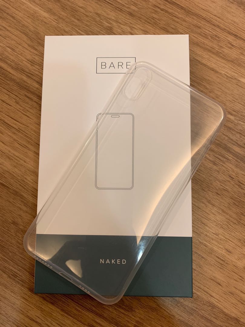 BARE Naked IPhone XS Max Casing Mobile Phones Gadgets Mobile Gadget Accessories Cases
