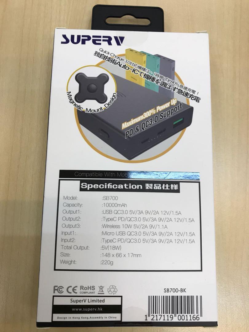 BN wireless powerbank 10000Mah 10W (Super V), Mobile Phones & Gadgets ...