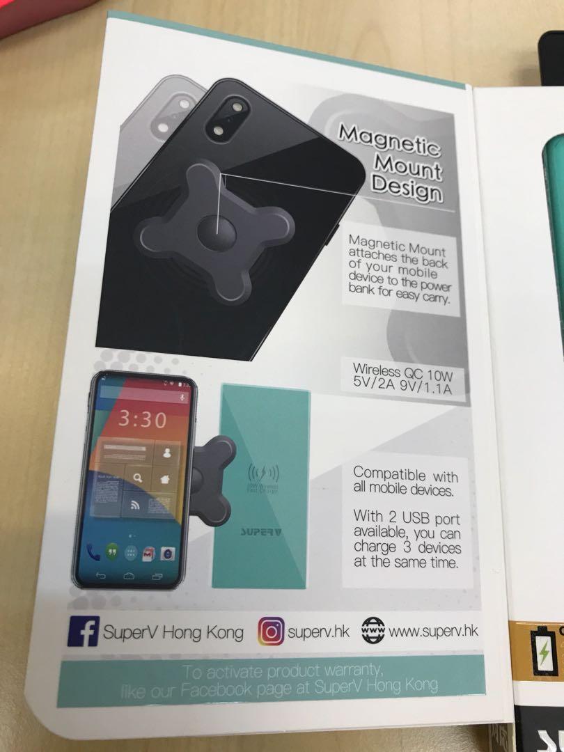 BN wireless powerbank 10000Mah 10W (Super V), Mobile Phones & Gadgets ...